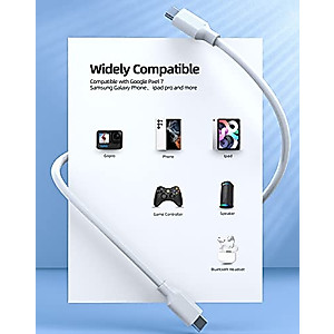 30W Fast Charger for Google Pixel 7 7 Pro,6 6a 6 Pro 5G 2022 2021 Phone Charging Wall Block and 6Ft Cable Power Cord Supply Adapter