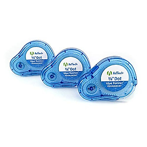 Adtech Permanent Adhesive Dots Glue Runner 3 Pack