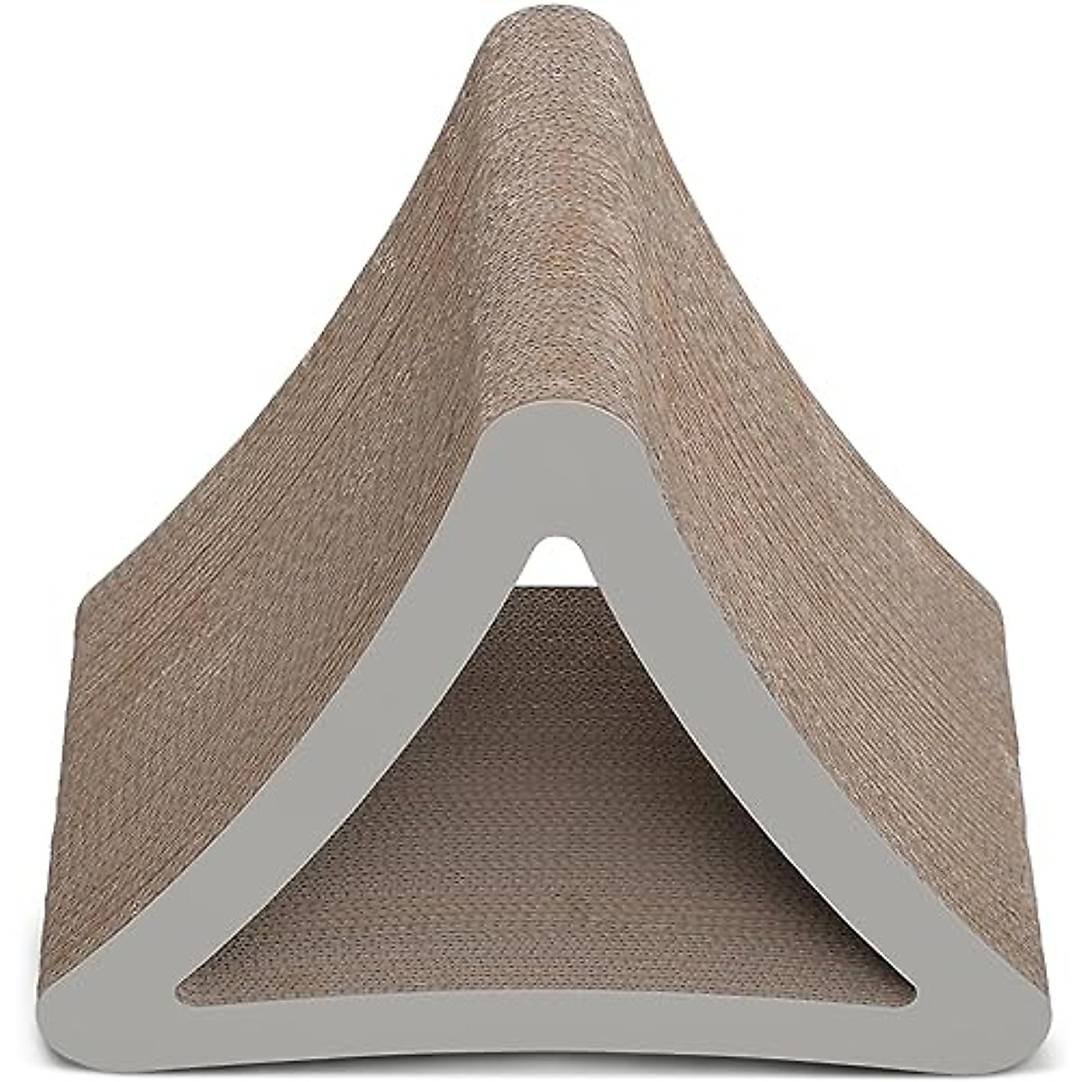 PetFusion 3-Sided Vertical Cat Scratching Post | Available in 18” & 24” | Multiple Angle Cat Scratching Pad, 6 Usable Sides. Scratch, Play, & Perch | 100% Recyclable Cardboard Cat Lounge. 1 Yr Warr