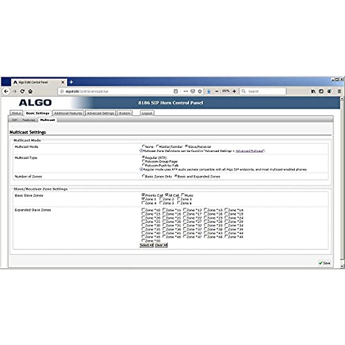 Algo 8186 SIP Paging Speaker and IP Loud Ringer