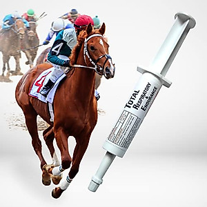 Ramard Total Respiratory & Endurance Syringe for Horses, Equine Vitamin & Supplements, Veterinary Supplies, with Clairisol, Methyl Parabens, Peppermint Oil & Sodium Benzoate 1/2 oz, 1-Pack