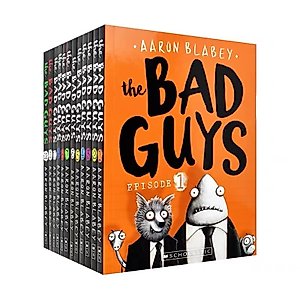 FANCYBEAUTY A Library of Bad Guy 1-12 Books Set