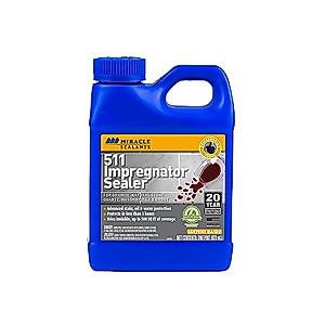 Miracle Sealants 511 PT SG Impregnator Sealer for Stone, Tile, Slate, Ceramic, Quartz 16 oz, 1 Pint