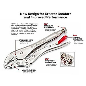 Crescent 6" Long Nose Locking Pliers with Wire Cutter - C6NVN