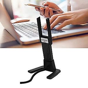 Pomya Wireless Network Card, Dual Band 2.4GHz 5GHz 600Mbps WiFi Adapter, with External Mini Antennas, for Notebook Computer, for Windows, for OS X, for Linux