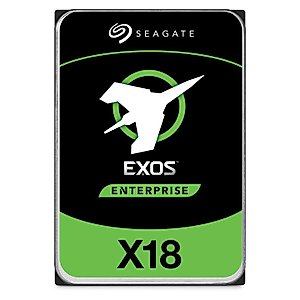 Seagate Exos X18 ST14000NM005J 14 TB Hard Drive - Internal - SAS (12Gb/s SAS) - Storage System, Video Surveillance System Device Supported - 7200rpm - 5 Year Warranty