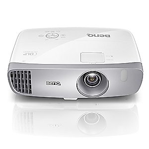 BenQ DLP HD Projector (HT2050) - 3D Home Theater Projector with All-Glass Cinema Grade Lens and RGBRGB Color Wheel,Silver/white
