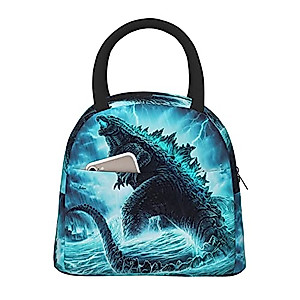 Antperadsne Lunch Bag For Women Turquoise Reusable Insulated Lunch Box Lunch Tote Meal Prep Bag for Picnic Office Work