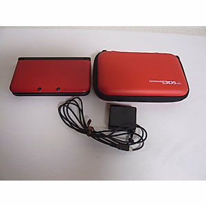Nintendo 3DS LL Portable Video Game Console - Red & Black - Japanese Version (only plays Japanese version 3DS games)