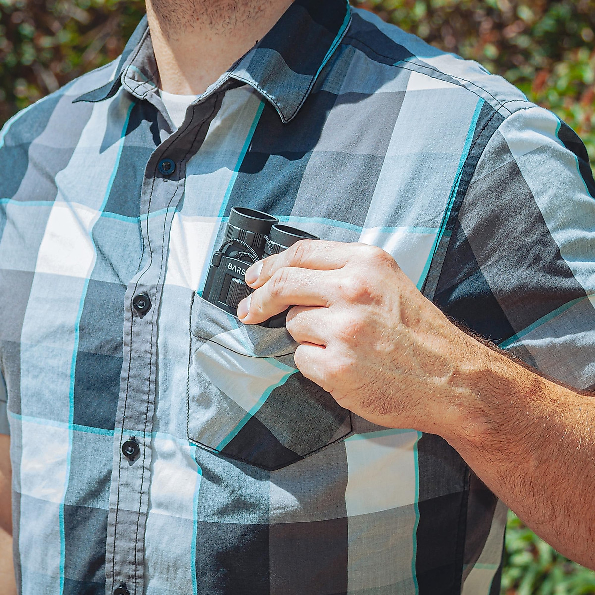 Barska Lucid View 10x25 Classic Compact Binoculars for Outdoor Travel Hunting Hiking Events