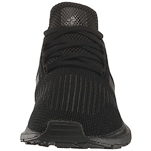 adidas Women's Swift Run Sneaker, Core Black/Core Black/Wonder Quartz, 9