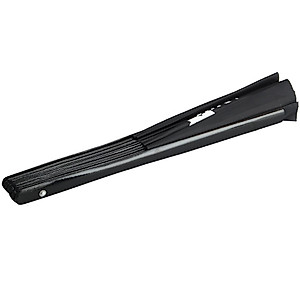 jiaoguo Mascot Dragon Phoenix Kung Fu Tai Chi Martial Arts 13 Ribs Bamboo Frame Fan All Black