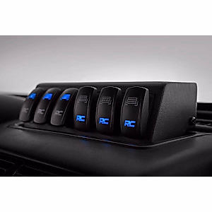 Rough Country 6 Button Multiple Light Controller for 97-06 Jeep TJ/LJ - 70956 , Black