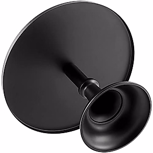 FUNSUEI 12 Inch Round Metal Cake Stand, Detachable Metal Cupcake Stand, Dessert Display Plate for Weddings, Tea Parties, Birthday Parties and Other Celebrations, Black