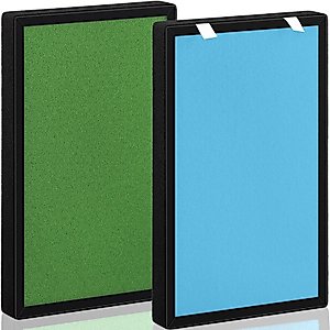 Hfunmo 2 Pack 4-in-1 H13 True HEPA Replacement Filter, Compatible with Pro Breeze Air Purifier PB-P01.