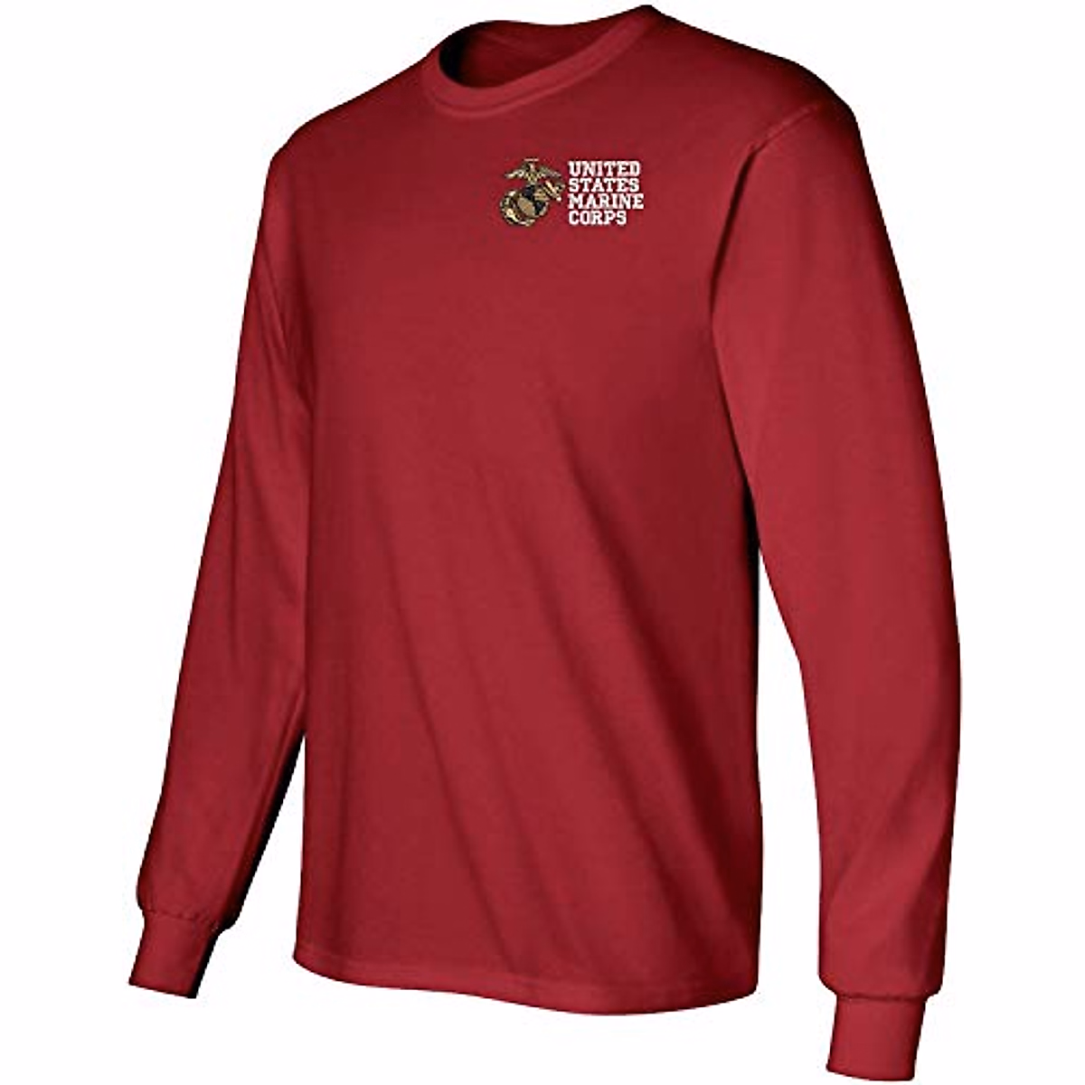 United States Marine Corps Embroidered Long Sleeve T-Shirt