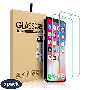 iPhone 14 Pro Max Screen Protector | Glass Screen Pro Premium Tempered | 9H Tempered Glass Screen Protector Clear - 2 Pack