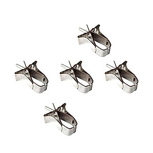 ULTECHNOVO Birds Food Holder Food Vegtable Fruits Holder Bird Feeder Cage Birds Feeder Devices Clip Vegetables Feeder for Cockatiel Bird Parrot Hamster 5Pcs