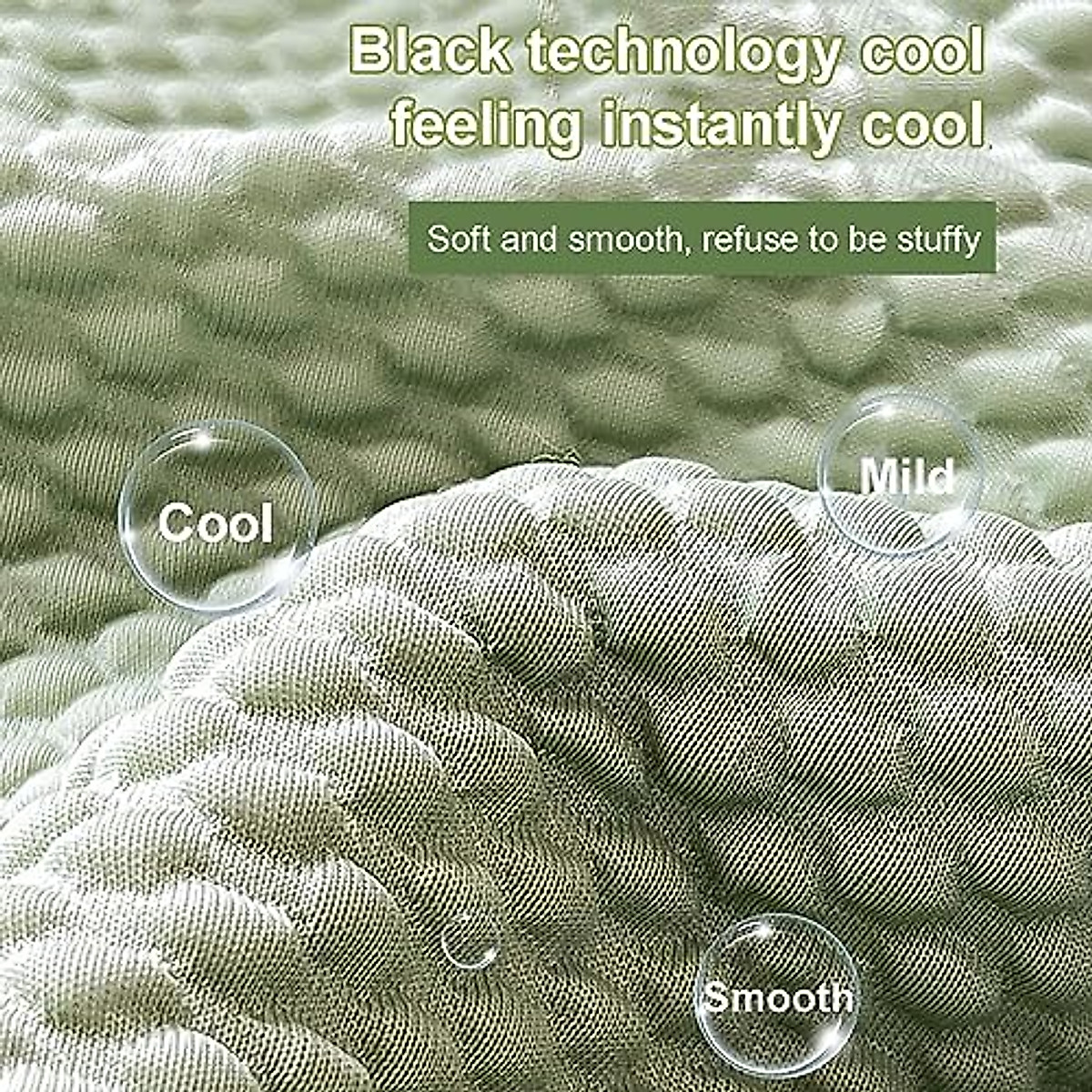 Summer Ice Silk Sofa Cushion Cover,Non-Slip Wear-Resistant Sectional Slipcovers Set Cooling Stretch Couch Cushion Cover,Furniture Protector for 1/2/3/4 Seater (3 Seater Cover, Blue)