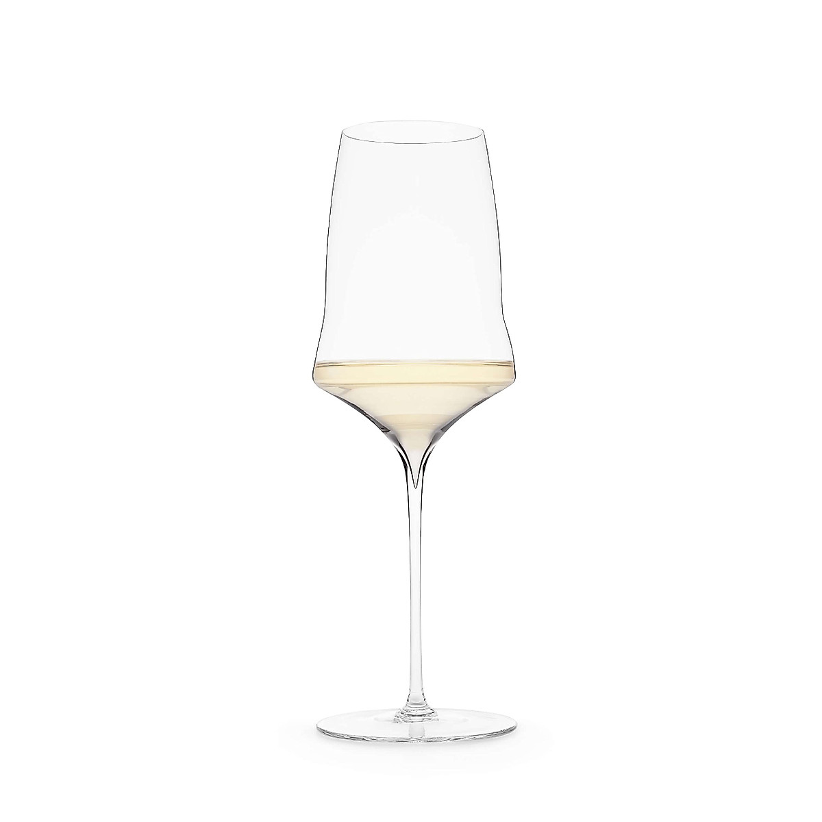Josephinenhütte - JOSEPHINE No 1 - White - White Wine Glasses - purely handmade - Set of 1