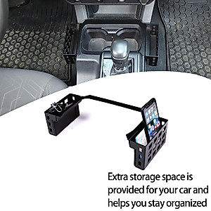 Lcojicep Central Control Storage Box Compatible with Tacoma 2016-2022 Central Control Side Storage Box Gear Shifter Console Organizer Tray，Interior Organizer Accessories
