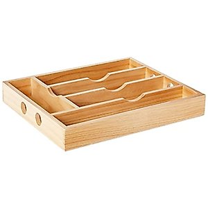 Hampton Forge Natural Wood Caddy Openstock, 1.20 LB, Brown