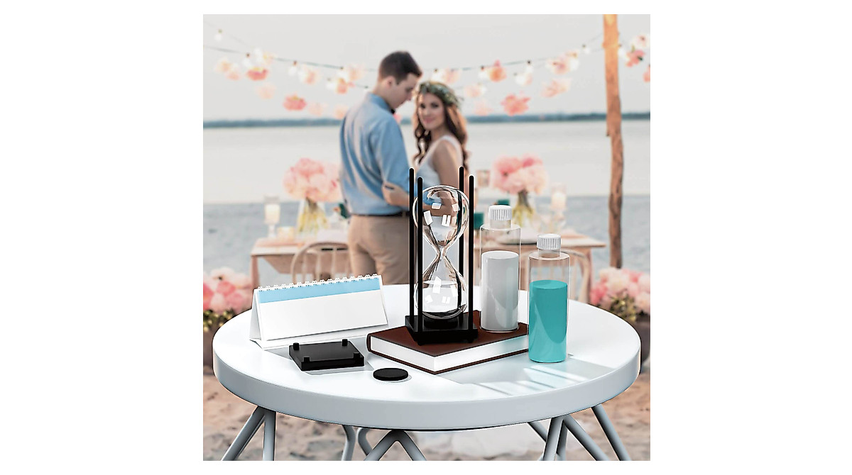DIY Sand Timer - 10" Fillable Hourglass for Weddings