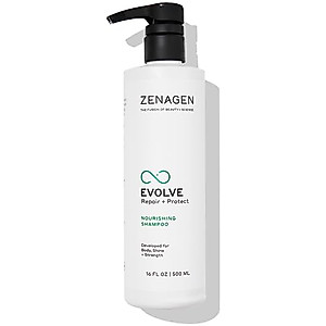 Zenagen Evolve Conditioner (Unisex) | Hydrates And Repairs Damaged Hair, Promotes Thicker Fuller Hair, Nourishing Plant-Based Formula, Color-Safe, Vegan, Suitable For All Hair Types