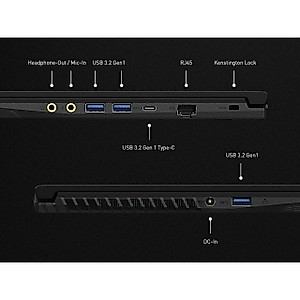 MSI GF63 Thin Laptop: 11th Gen Core i5-11400H, RTX 1650, 256GB SSD, 8GB RAM, 15.6" Full HD IPS Display, Windows 11