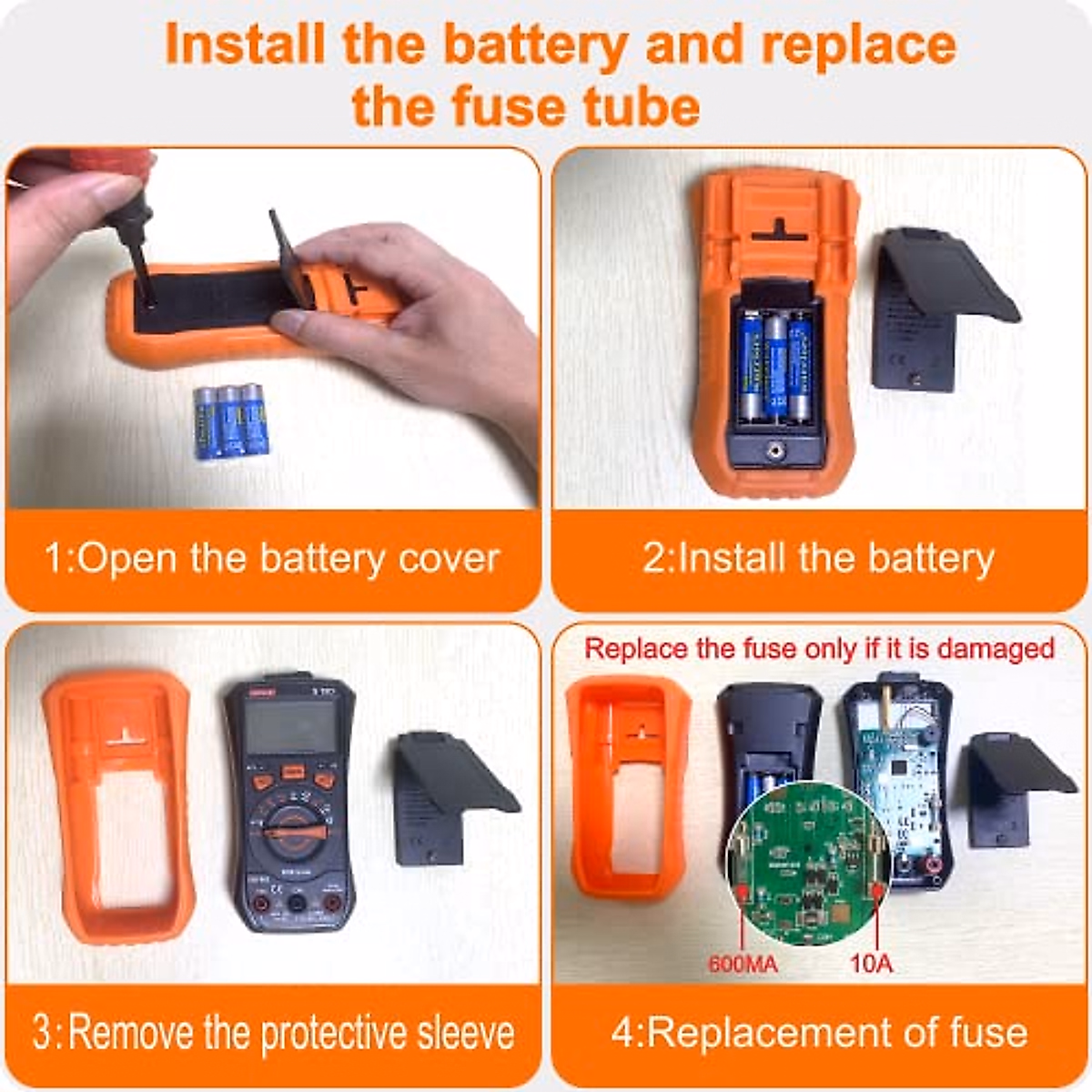 Digital Multimeter Tester, Electrical Voltmeter Tester, Volt Multi Meter, Car Battery Tester Circuit Tester