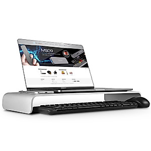 SilverStone Technology Aluminum Unibody Monitor / iMac Stand, Silver (MR01S)