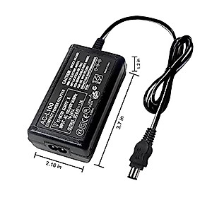 Camulti AC-L100 Power Supply Charging Adapter for Sony Handycam Camera Camcorder,8.4V 1.5A,for DCR TRV128 TRV103 TRV130 TRV150, CCD-TRV108 TRV308 Replace AC-L10A L10B L15A L15B L100A L100B L100C