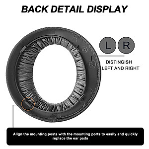 GVOEARS Ear Pads Cushions Replacement for Sony PlayStation 5 PS5 Pulse 3D Wireless Headset (Breathable Mesh Fabric)