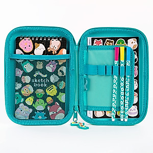Fashion Angels Squishmallows Stationery Set, Includes Sketch Sheets, Supply Box, Stickers, & 3 Markers, Fun & Creative Crafts Kit for Kids & Teens