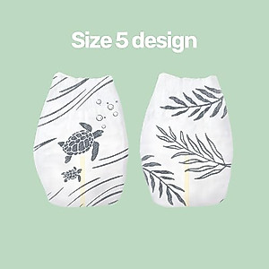 PARASOL Clear+Dry Disposable Diapers | RashShield Protection, Leakproof Design, Hypoallergenic Diaper Set | Size 5 (26+ lbs.) 48 Count