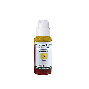 VC Compatible Dye ink Bottle Replacement for Ep 664 T664 Refill Ink use for Workforce Expression ET-2650 ET-2550 ET-2600 ET-4500 ET-4550 ET-2500 printer (Black, Cyan, Magenta, Yellow, 4-Pack)