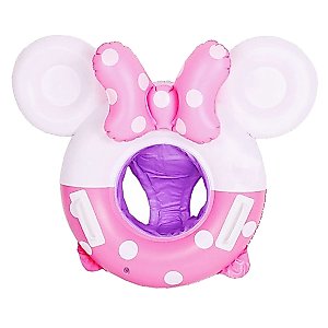MC TTL Swimming Float Pink Mouse Cartoon Kids Baby Swimming Ring Inflatable Pool Floating Round Pool Children Toy Float Thick.