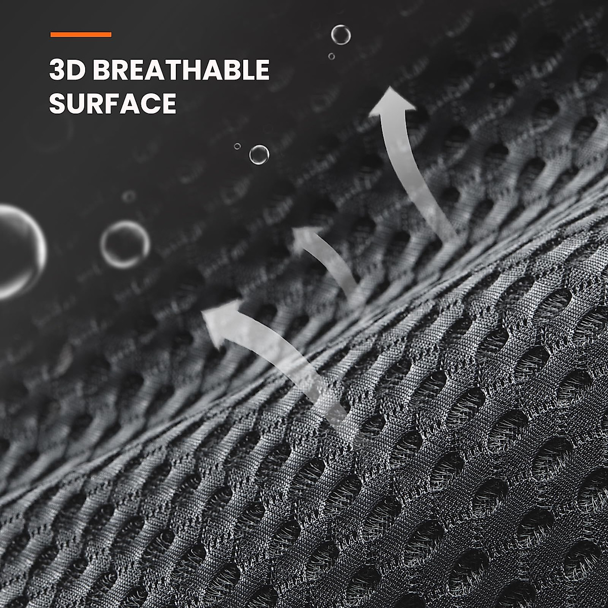 ErGear Foot Rest for Under Desk at Work - Adjustable Foot Rest with Breathable Washable Cover, Ergonomic Memory Foam Foot Rest for Home, Office (Black)