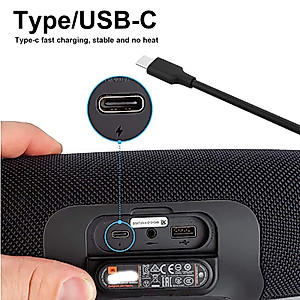Sqrmekoko Replacement USB C Power Supply Charger Compatible with JBL Xtreme 3 Wireless Speaker