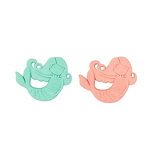 ORE Originals Mermaid Silicone Teether 2pk, 2 CT