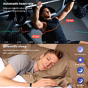 DoSmarter Fitness Tracker, Health Watch, Waterproof Activity Tracker with Calories Miles Counter and Sleep Tracking for Women Man