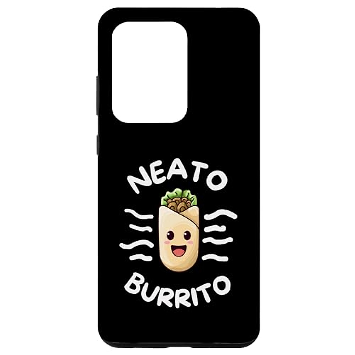 Galaxy S20 Ultra Neato Burrito Lover Cute Kawaii Funny Saying Food Pun Dark Case