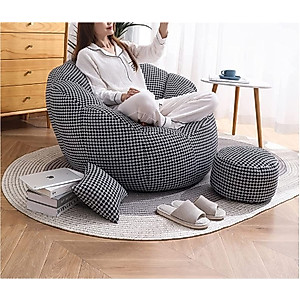 New Thick and Wear-Resistant Bean Bag Chair Huge Single Lazy Sofa Rental House Small Apartment Furniture Placed On The Ground Bean Bag Sofa