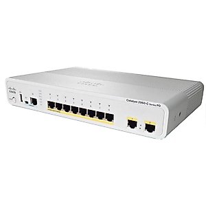 Cisco WS-C2960CG-8TC-L Catalyst 2960C Switch 8 GE, 2 x Dual Uplink, LAN Base (Renewed)