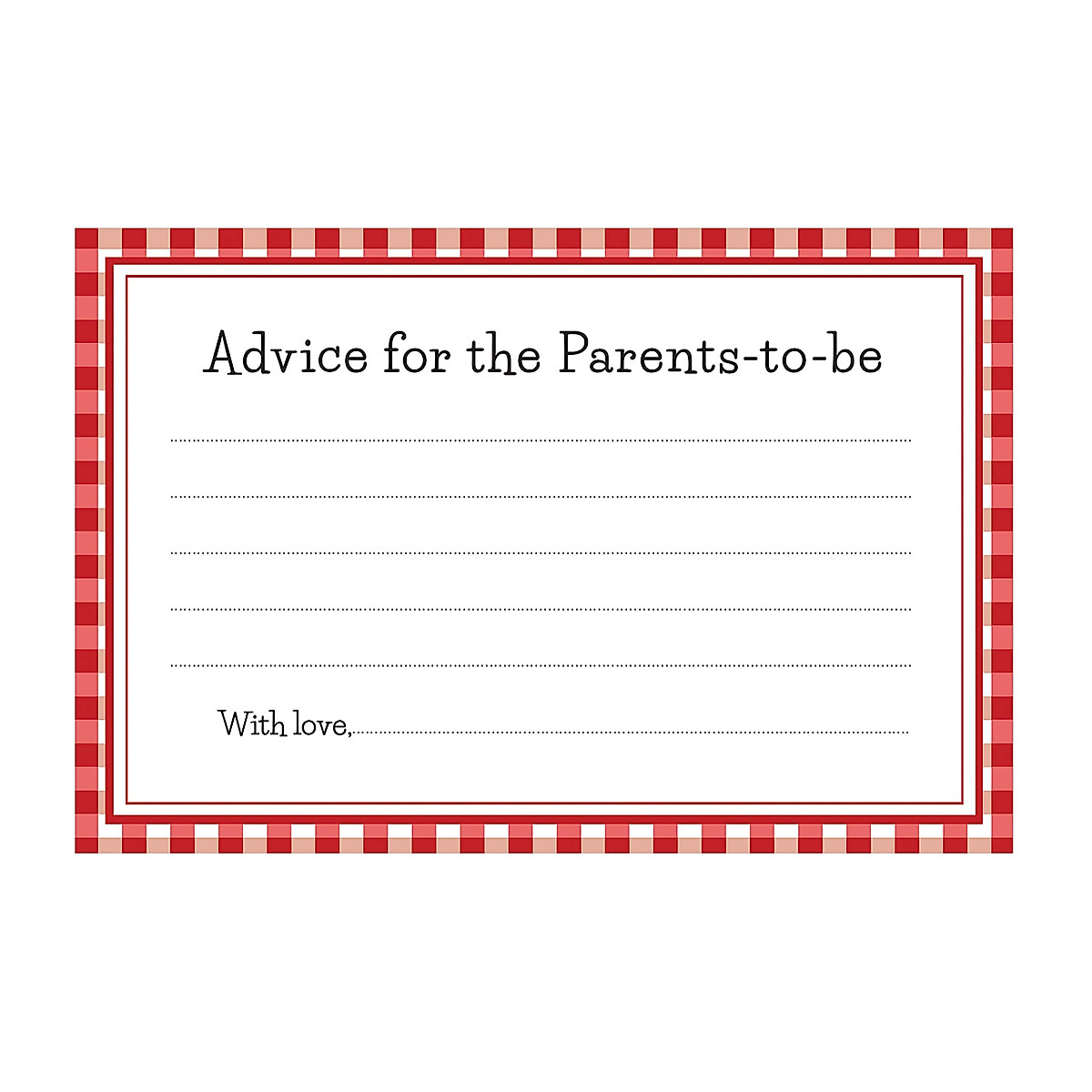 BBQ Baby-Q Advice for the Parent-to-be Baby Shower Cards - 24 count