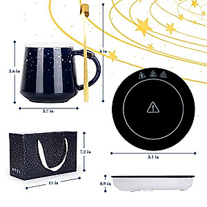 Simland Coffee Mug Warmer Set, Heart