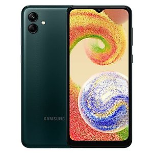 SAMSUNG Galaxy A04 (SM-A045F/DS) Dual SIM 64GB/ 4GB, 6.5" GSM Unlocked, International Version (32GB SD Card Bundle) - Green
