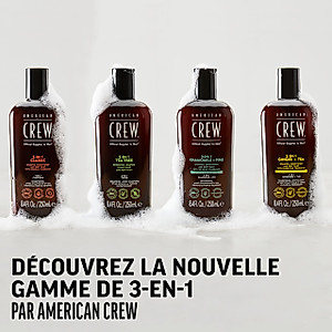 American Crew Shampoo, Conditioner & Body Wash for Men, 3-in-1, 33.8 Fl Oz