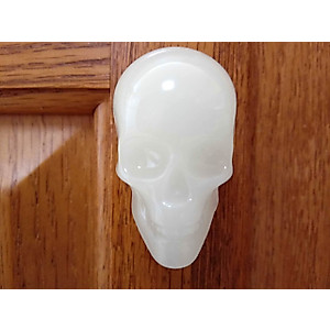 Glow in the Dark Skull Door Knobs Drawer Knobs (Set of 2)