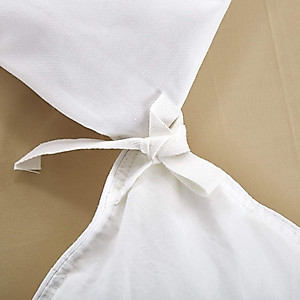 Bicolore Collection Duvet Covers Set 3 Pieces Do Not Include Filling ClassIC European 100% Egyptian Cotton Sateen Luxury 400 Thread Count Frame Patchwork Manufacturing(White/Beige,King)